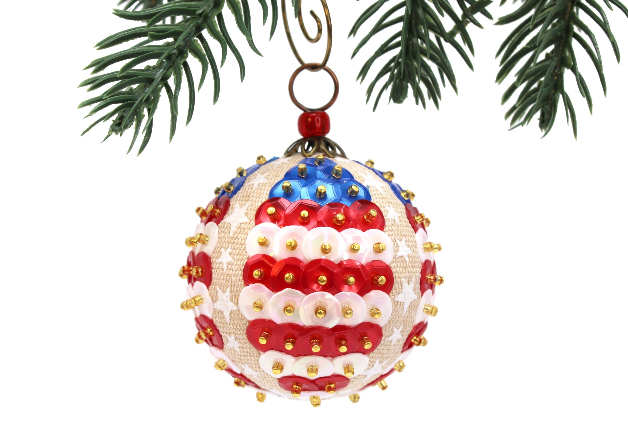 Patriotic Tree for Memorial Day and 4th of July – Holidays Lane Blog