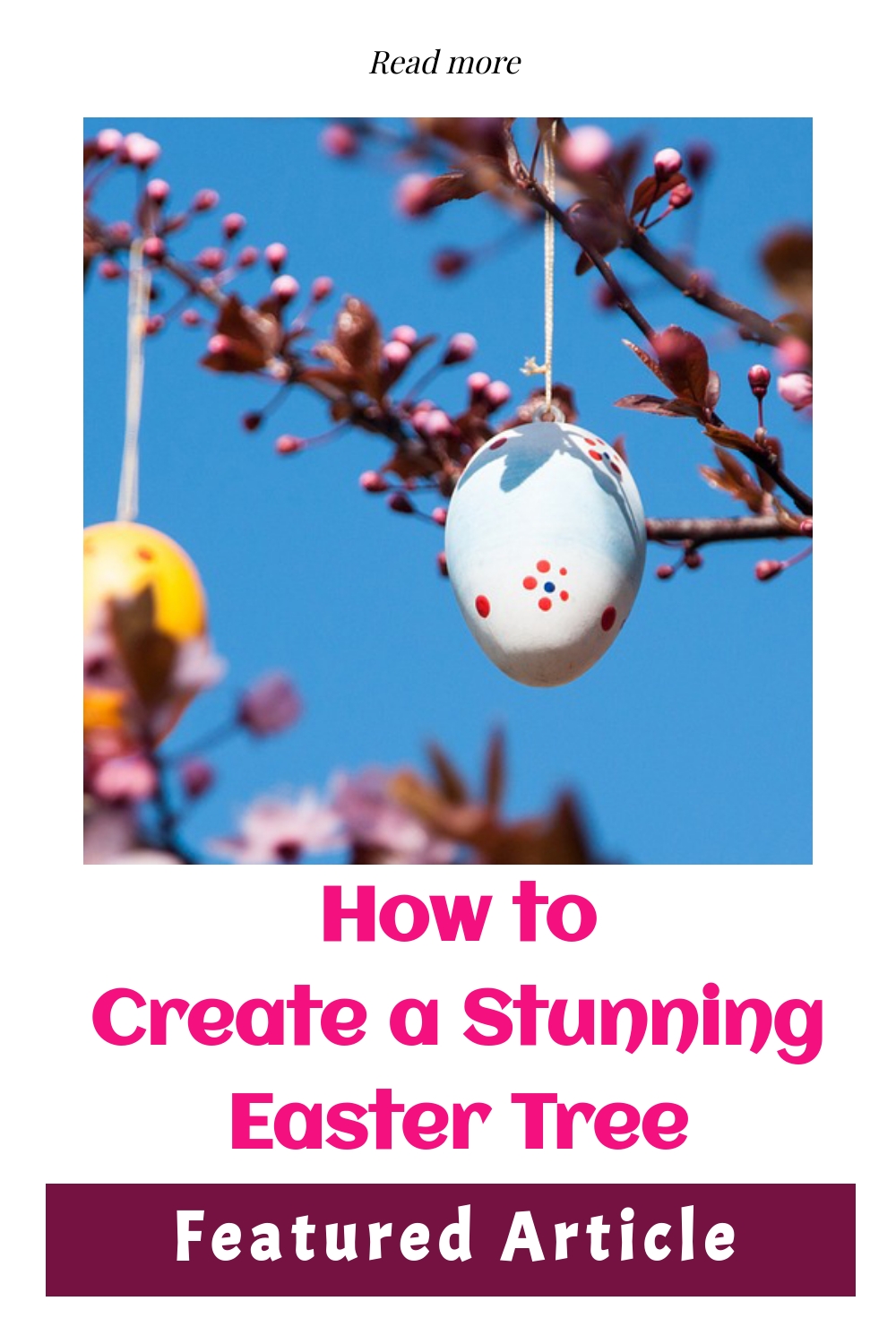 How to Create a Stunning Easter Tree – Holidays Lane Blog